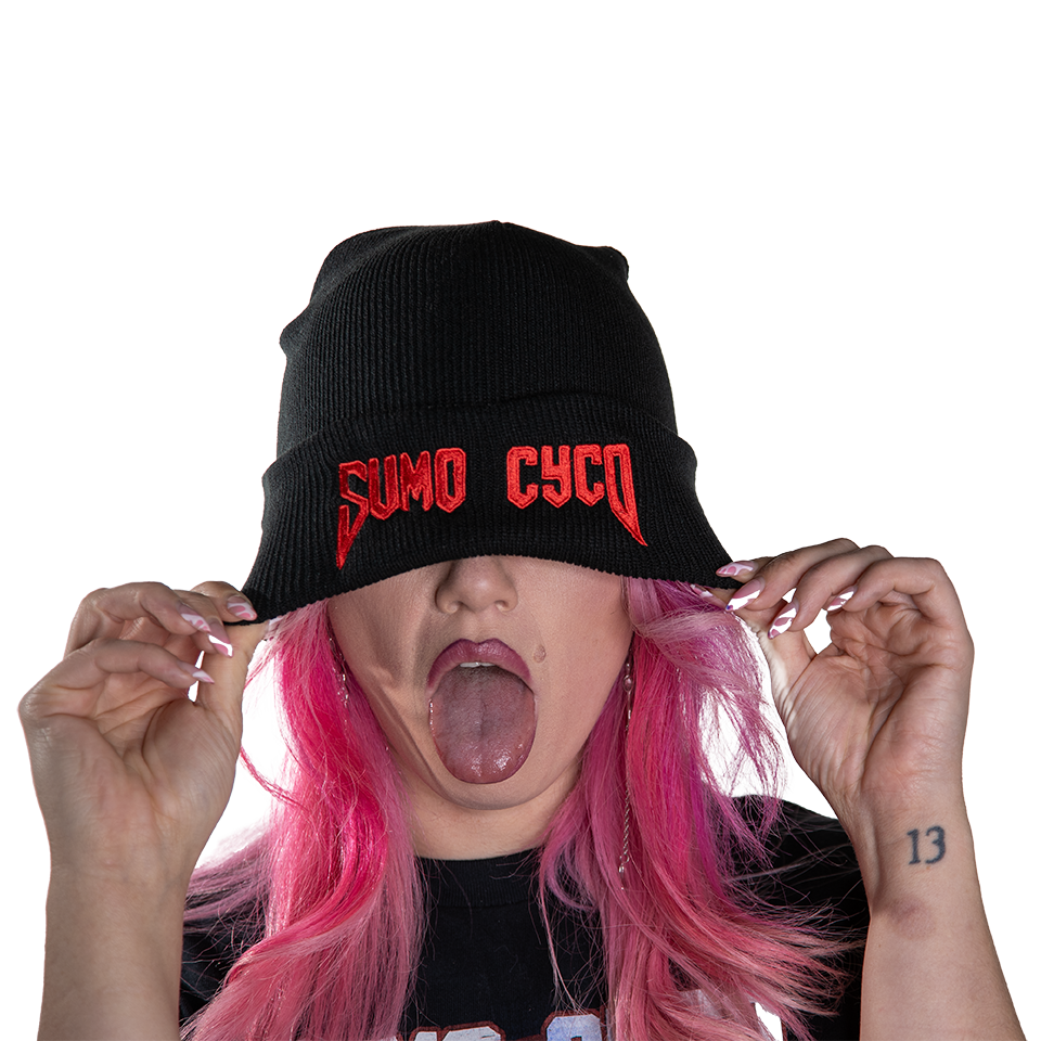 Red Logo Beanie – SUMO CYCO